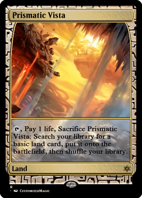 Prismatic Vista | Magic The Gathering Proxy Cards