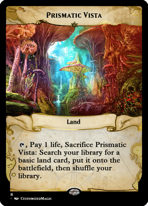 Prismatic Vista | Magic The Gathering Proxy Cards