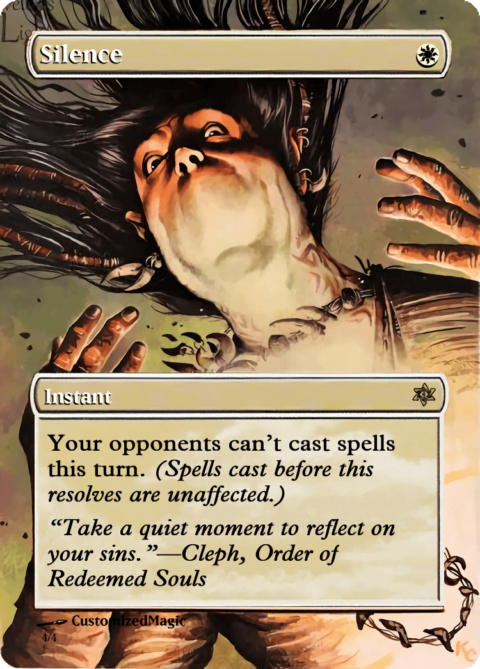 Silence | Magic The Gathering Proxy Cards