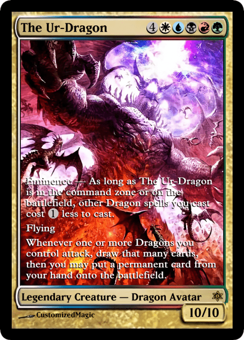 The Ur-Dragon | Magic The Gathering Proxy Cards
