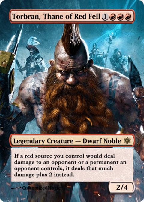 Torbran, Thane Of Red Fell | Magic The Gathering Proxy Cards