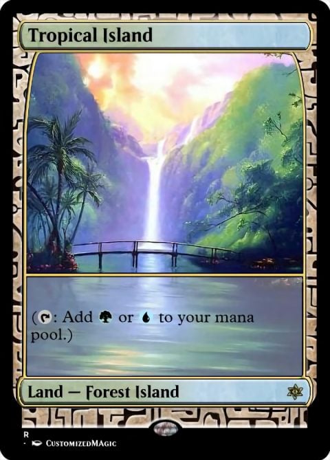 Zendikar Rising MDFC Mystic Lands - Design 2 | Magic The Gathering ...