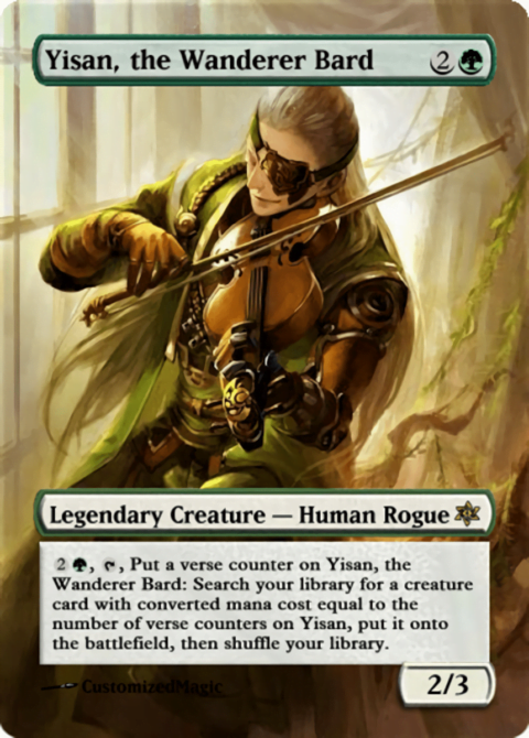 Yisan, The Wanderer Bard | Magic The Gathering Proxy Cards