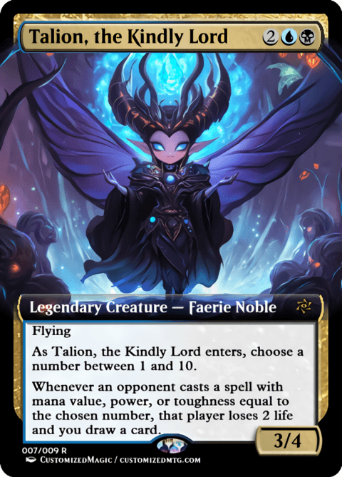 Talion, The Kindly Lord | Magic The Gathering Proxy Cards