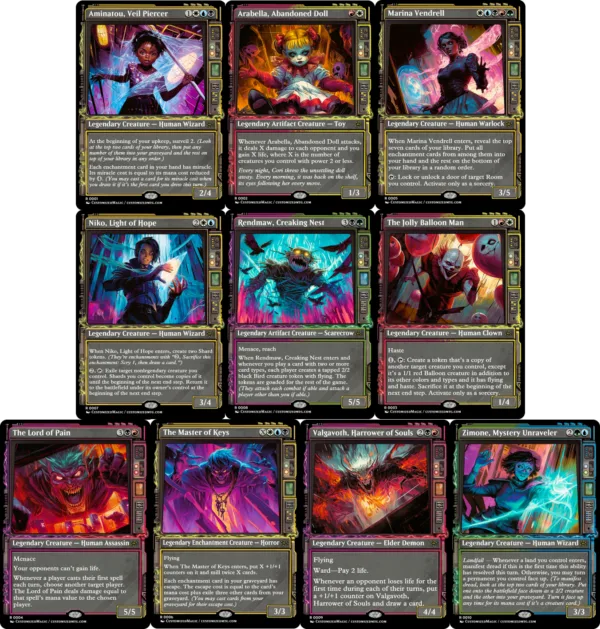 Duskmourn Commanders - Showcase | Magic The Gathering Proxy Cards
