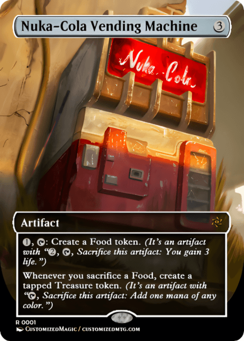 Nuka-Cola Vending Machine | Magic The Gathering Proxy Cards