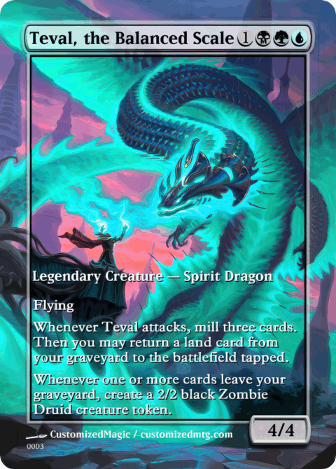 Teval, The Balanced Scale | Magic The Gathering Proxy Cards