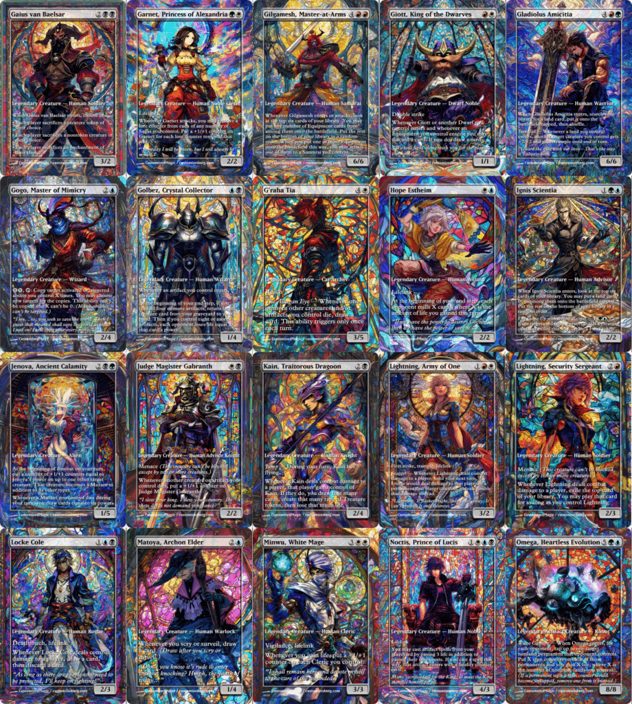 Final Fantasy Main Set - Commanders Part 2 Of 4 | Magic The Gathering ...