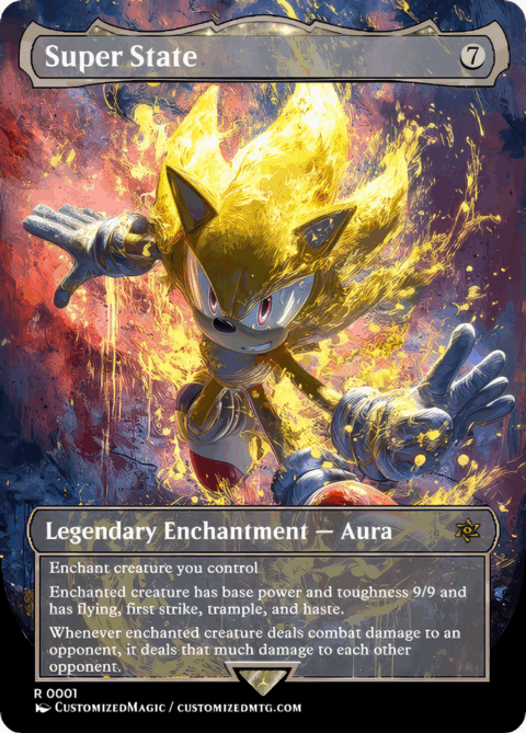 Secret Lair X Sonic: Friends & Foes - Oil Paint | Magic The Gathering ...