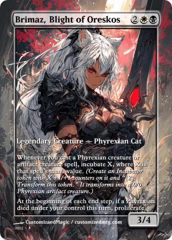 Brimaz, Blight Of Oreskos | Magic The Gathering Proxy Cards