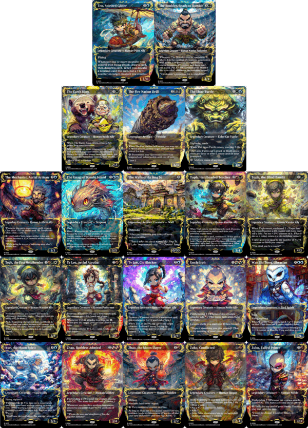 Avatar: The Last Airbender Commanders - Chibi Edition - Part 3 Of 3 ...