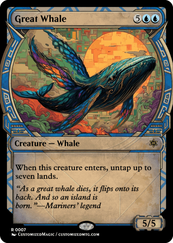 Great Whale | Magic The Gathering Proxy Cards