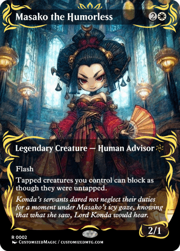 Masako The Humorless | Magic The Gathering Proxy Cards