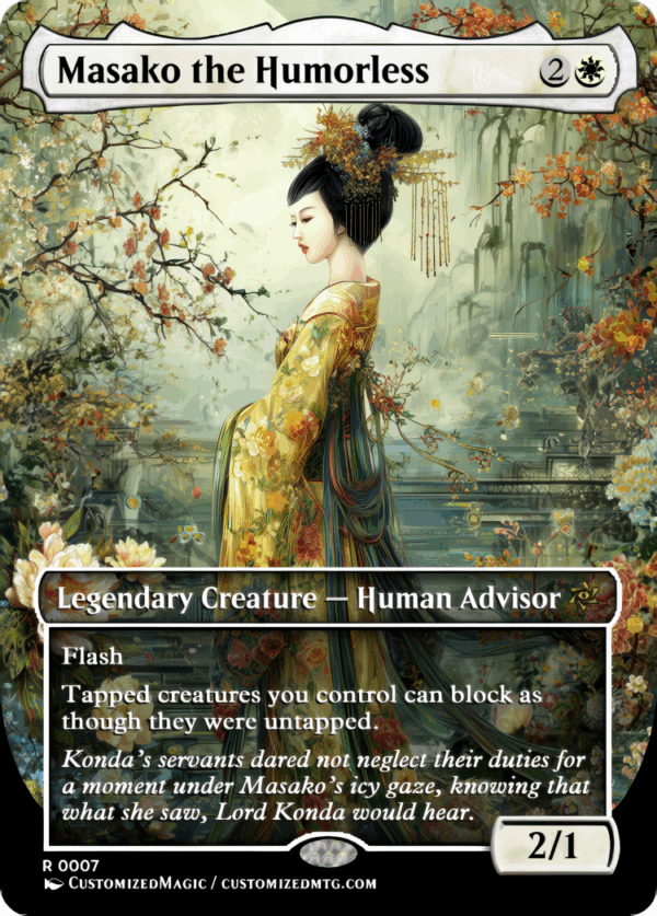 Masako The Humorless | Magic The Gathering Proxy Cards