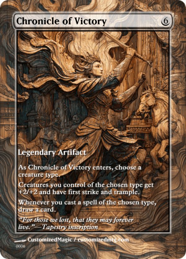 Chronicle Of Victory | Magic The Gathering Proxy Cards